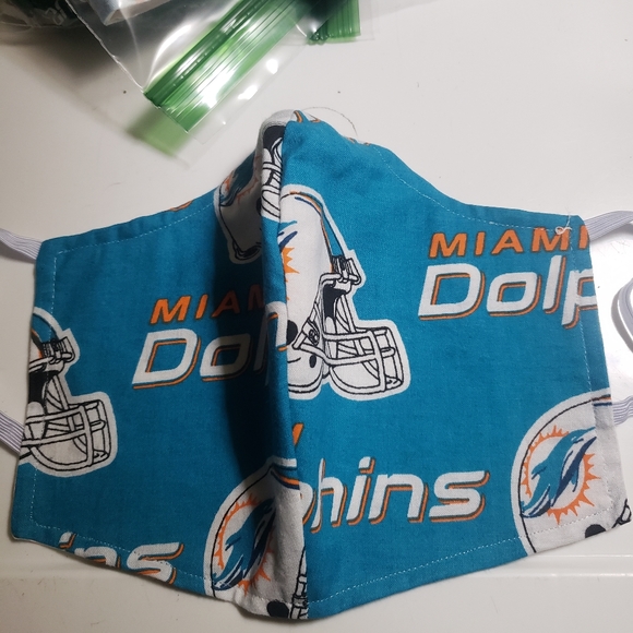 Other | Miami Dolphins Handmade Face Mask | Poshmark